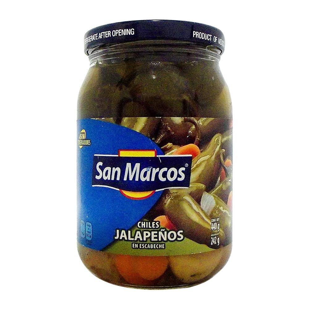 Chiles jalapeños San Marcos en escabeche 440 g | Walmart en línea
