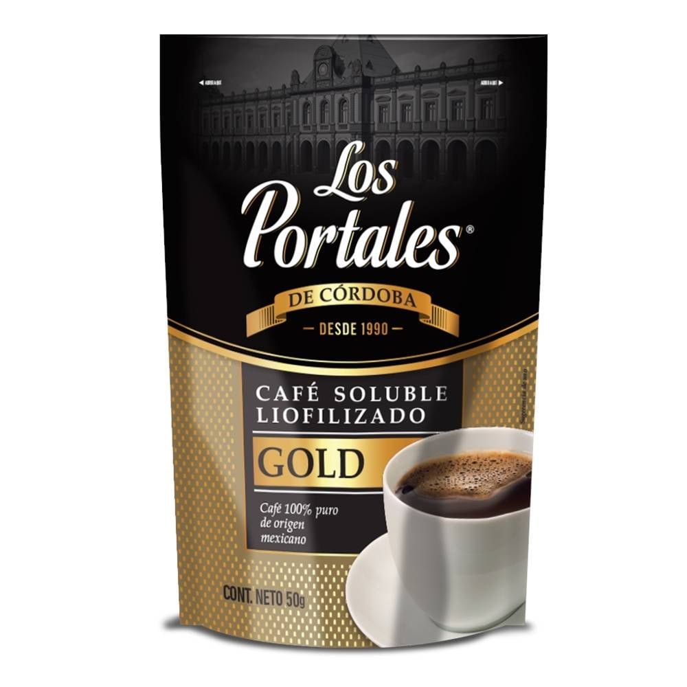Café soluble Los Portales gold liofilizado 50 g | Walmart en línea