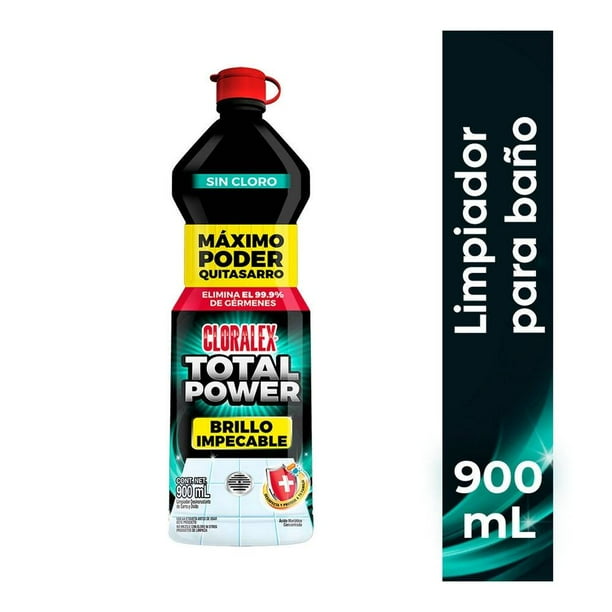 Limpiador Cloralex Total Power ácido muriático sin cloro 900 ml ...