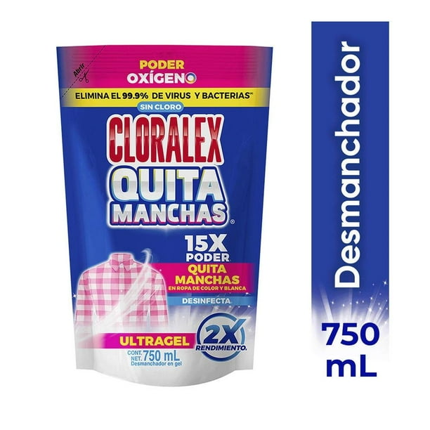 Quitamanchas Cloralex Poder Oxígeno en gel sin cloro 750 ml | Walmart ...