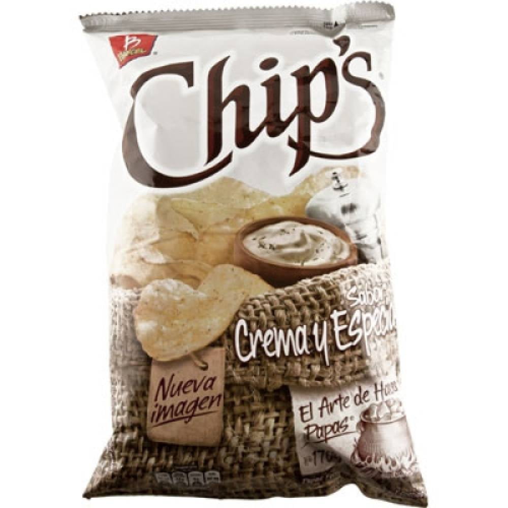 Papas Chip's sabor crema y especias 170 g | Walmart en línea