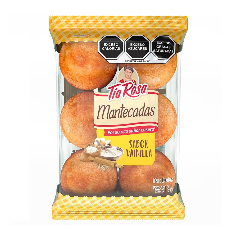 Mantecadas Tía Rosa sabor vainilla 315 g | Walmart en línea