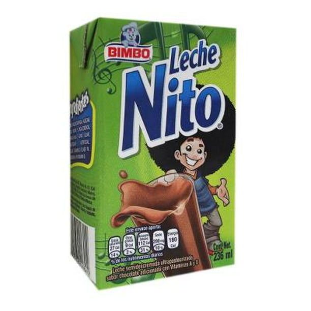 Leche Bimbo Nito sabor chocolate 236 ml | Walmart en línea