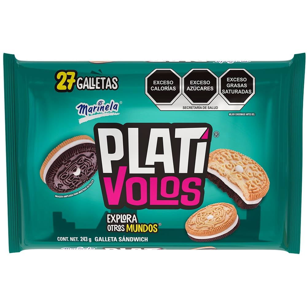 Galletas Marinela Platívolos 243 g | Walmart en línea