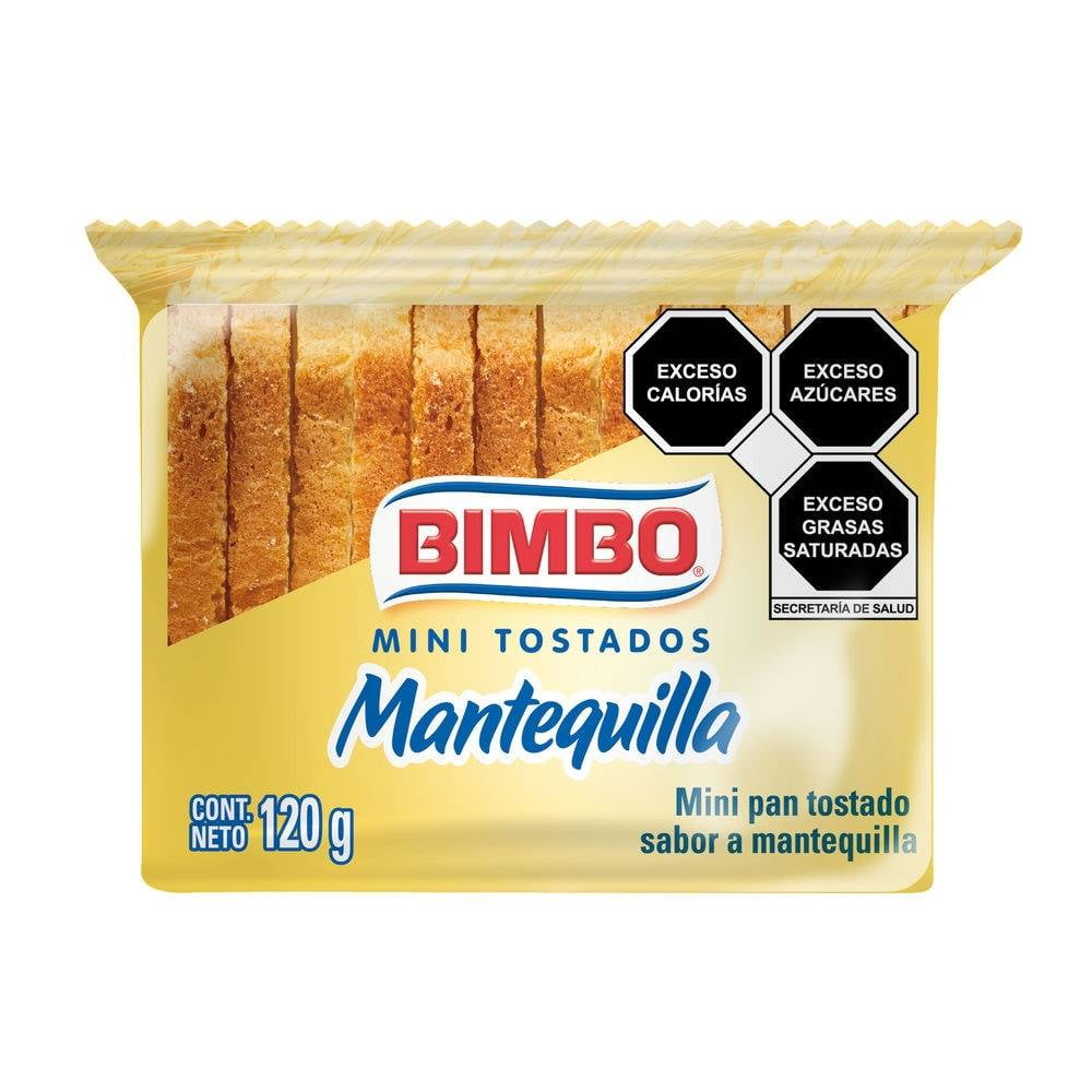 Pan tostado Bimbo mini sabor a mantequilla 120 g | Walmart en línea