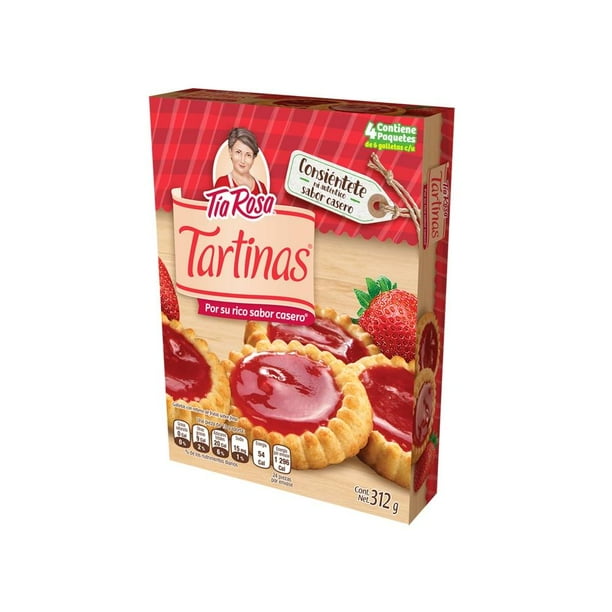 TIA ROSA TARTINAS FRESA 312G | Walmart en línea