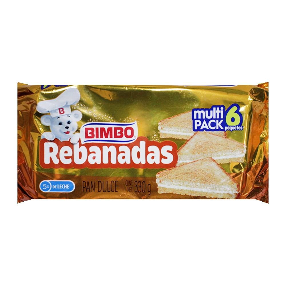 Rebanadas Bimbo 1 paquete con 6 pzas 330 g | Walmart en línea