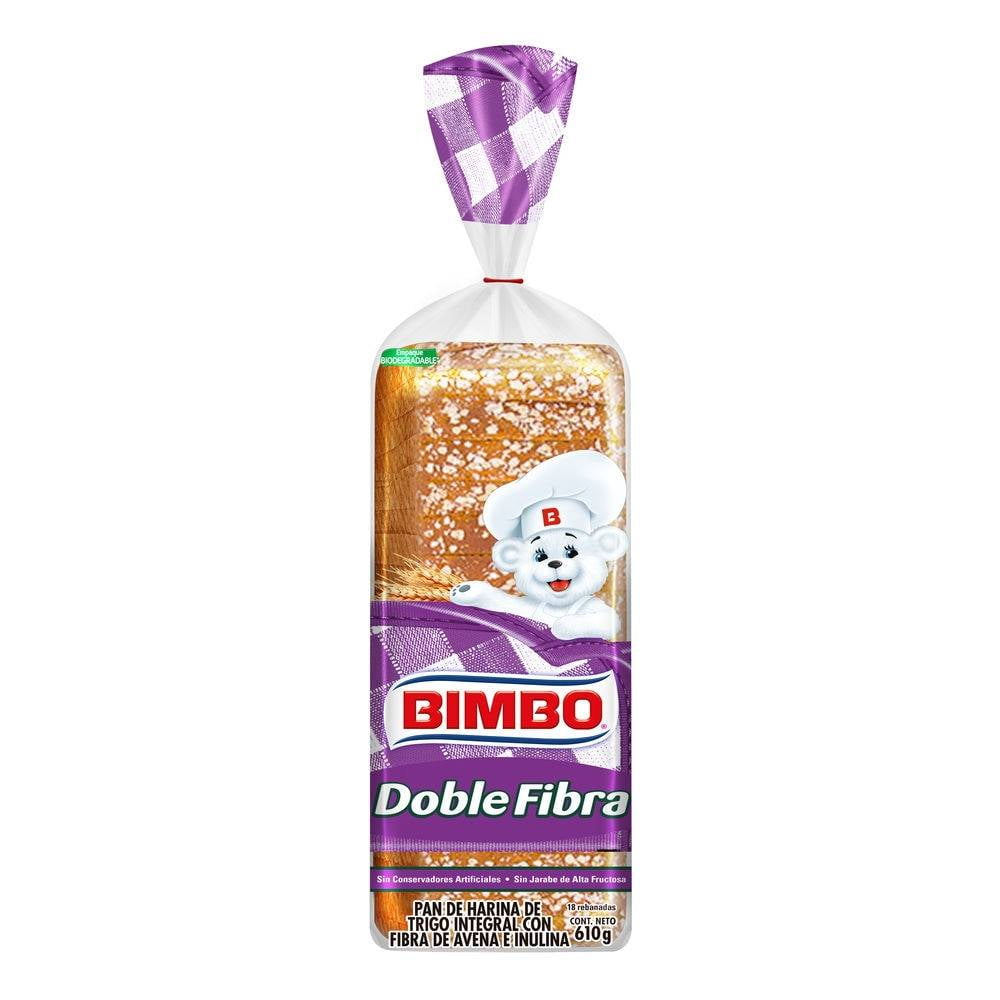 Pan integral Bimbo doble fibra 610 g | Walmart en línea