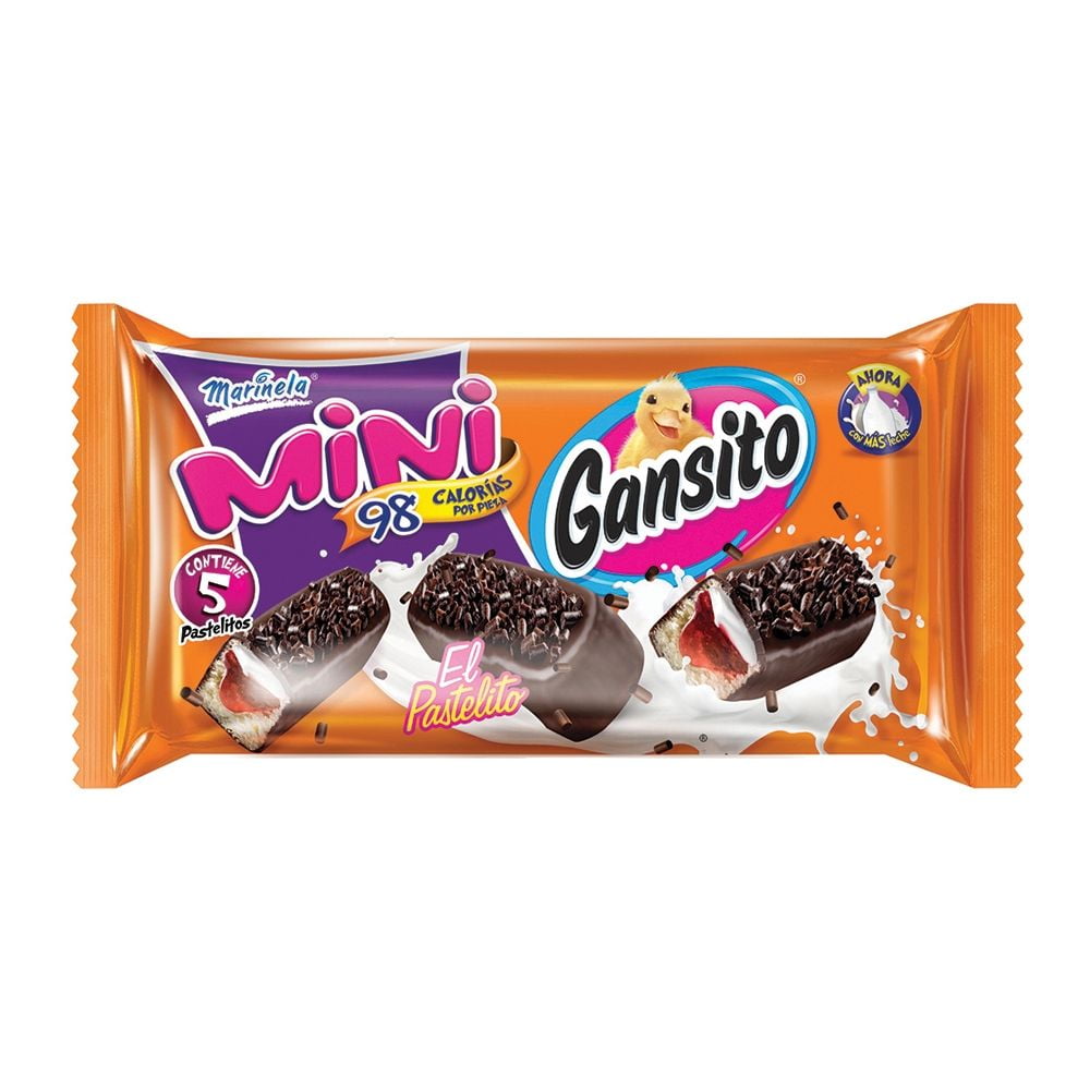 Gansito Marinela mini 5 pzas | Walmart en línea