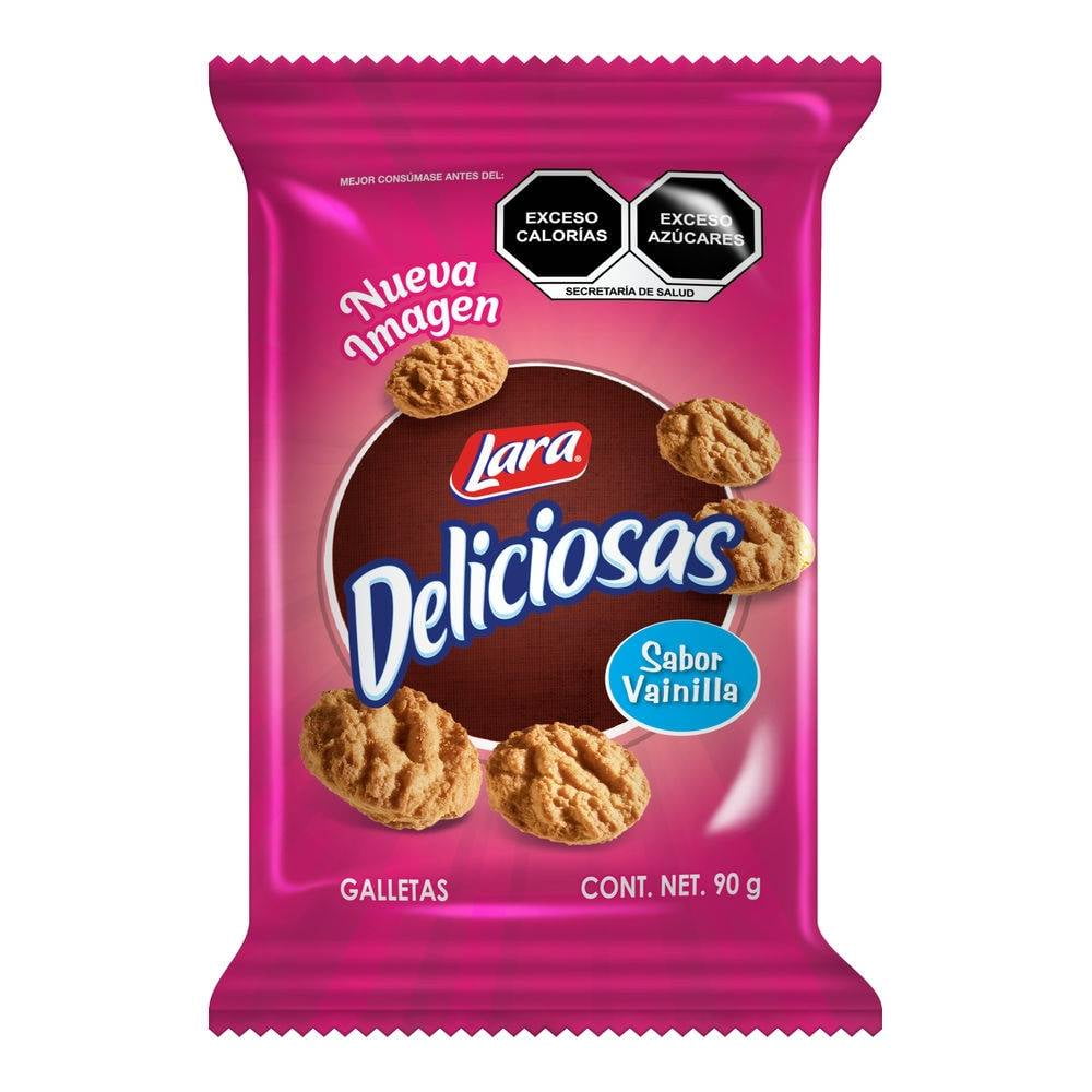 Galletas Lara Deliciosas Vainilla 90 g | Walmart en línea