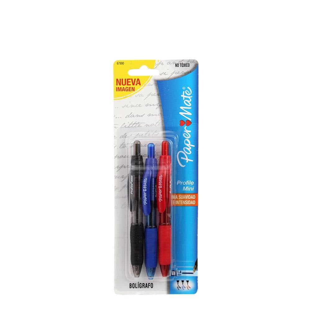 Bolígrafo Paper Mate profile mini punta 1.4 mm | Walmart en línea