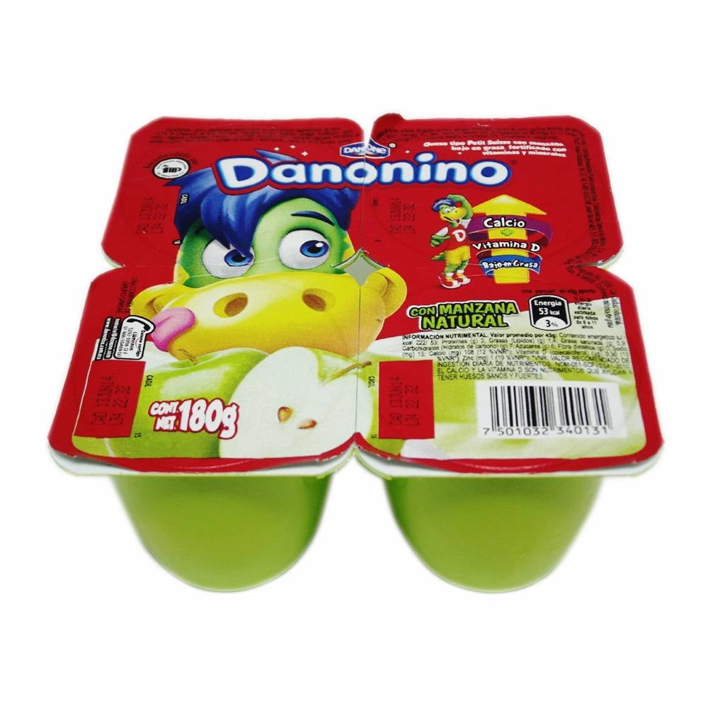 Danonino con manzana natural 180 g | Walmart en línea