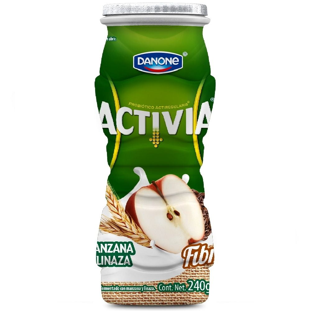 Yoghurt bebible Activia manzana y linaza 240 g | Walmart en línea