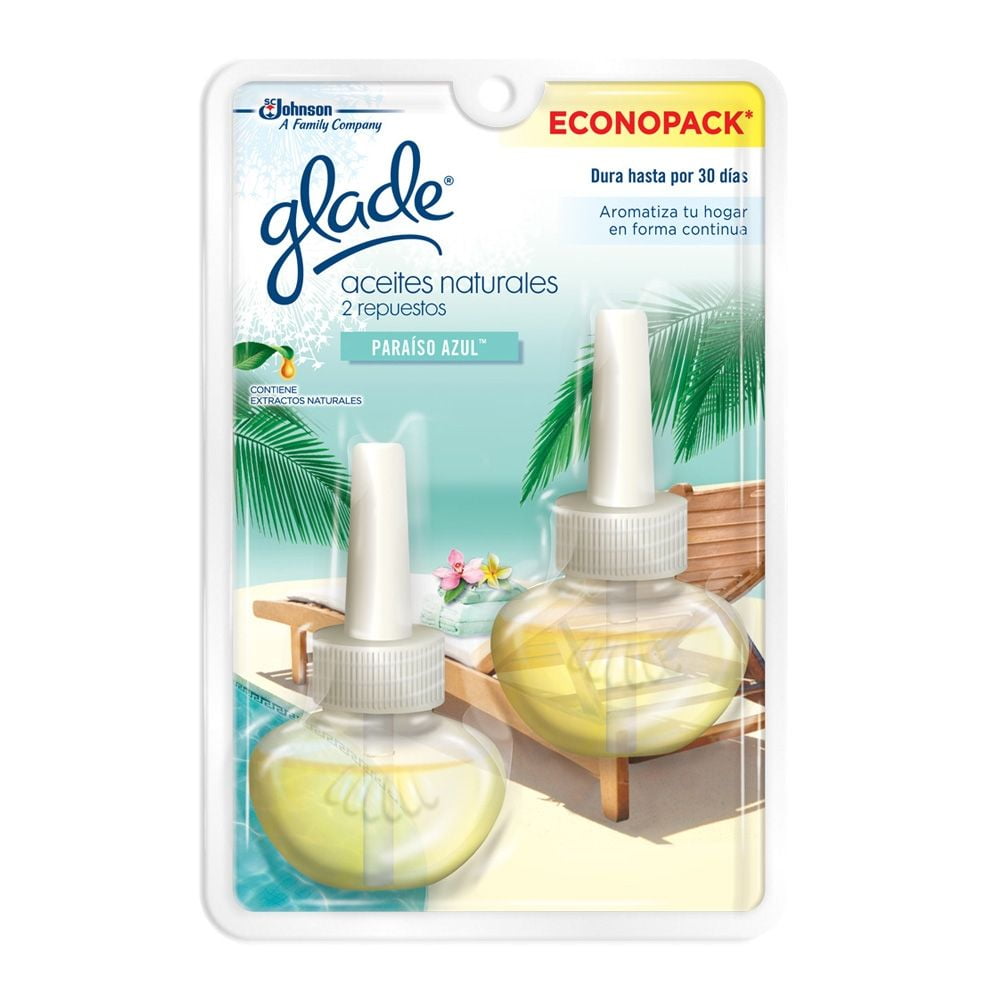 Repuesto de aromatizante ambiental Glade Aceites Naturales eléctrico ...