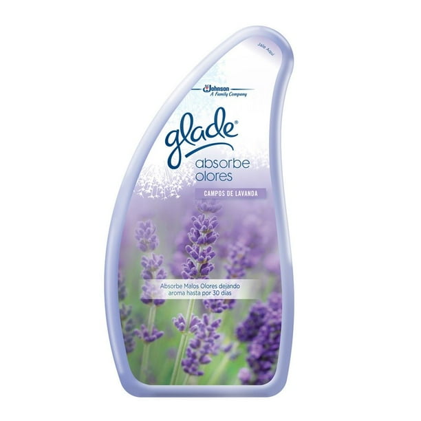 Aromatizante ambiental Glade absorbe olores campos de lavanda en gel 150 g | Bodega Aurrera en línea