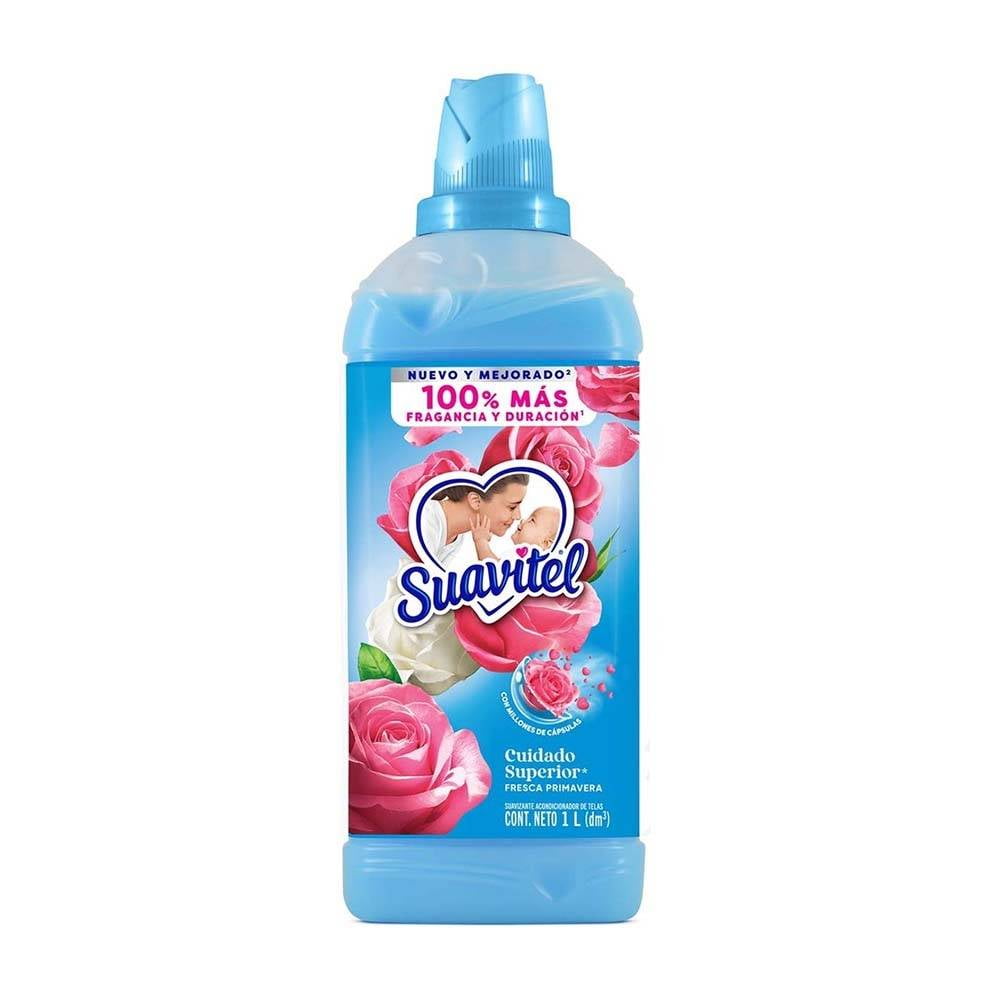 Suavizante de telas Suavitel cuidado superior fresca primavera de 1 l ...