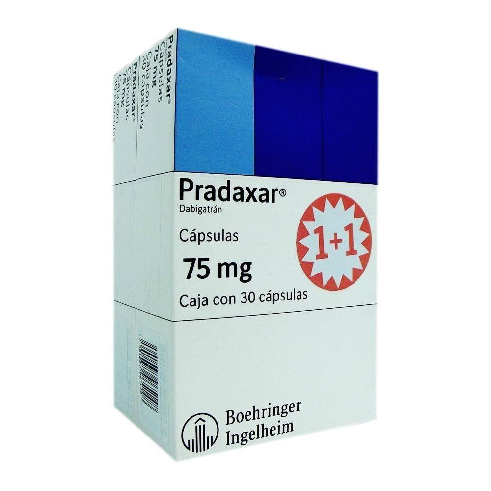 Pradaxar 75 mg 30 cápsulas | Walmart en línea