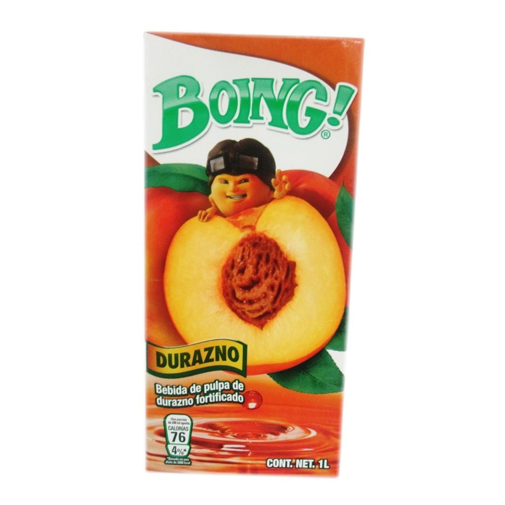 Bebida Boing Pascual con pulpa de durazno fortificada 1 l | Walmart en ...