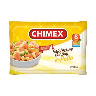 Salchicha para hot dog Chimex de pollo 8 pzas | Walmart en línea