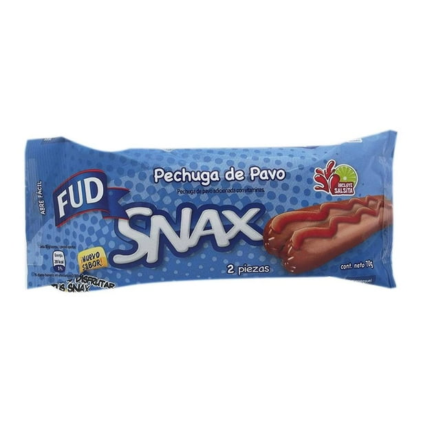 Pechuga de pavo Fud Snax 2 pzas | Walmart en línea