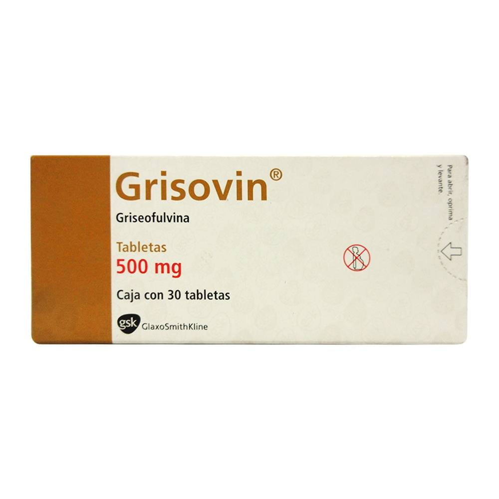 Grisovin 500 mg 30 tabletas | Walmart en línea