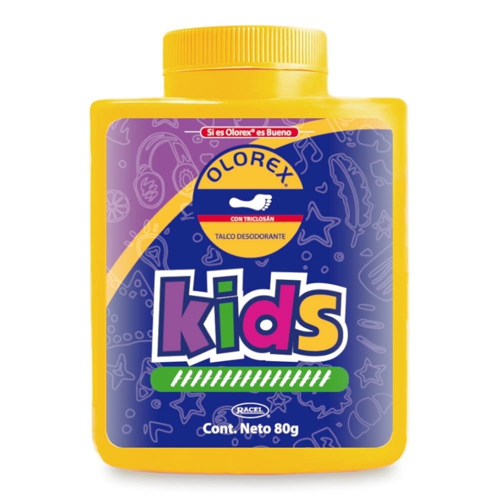 Talco Olorex Kids para pies con triclosán 80 g | Walmart en línea