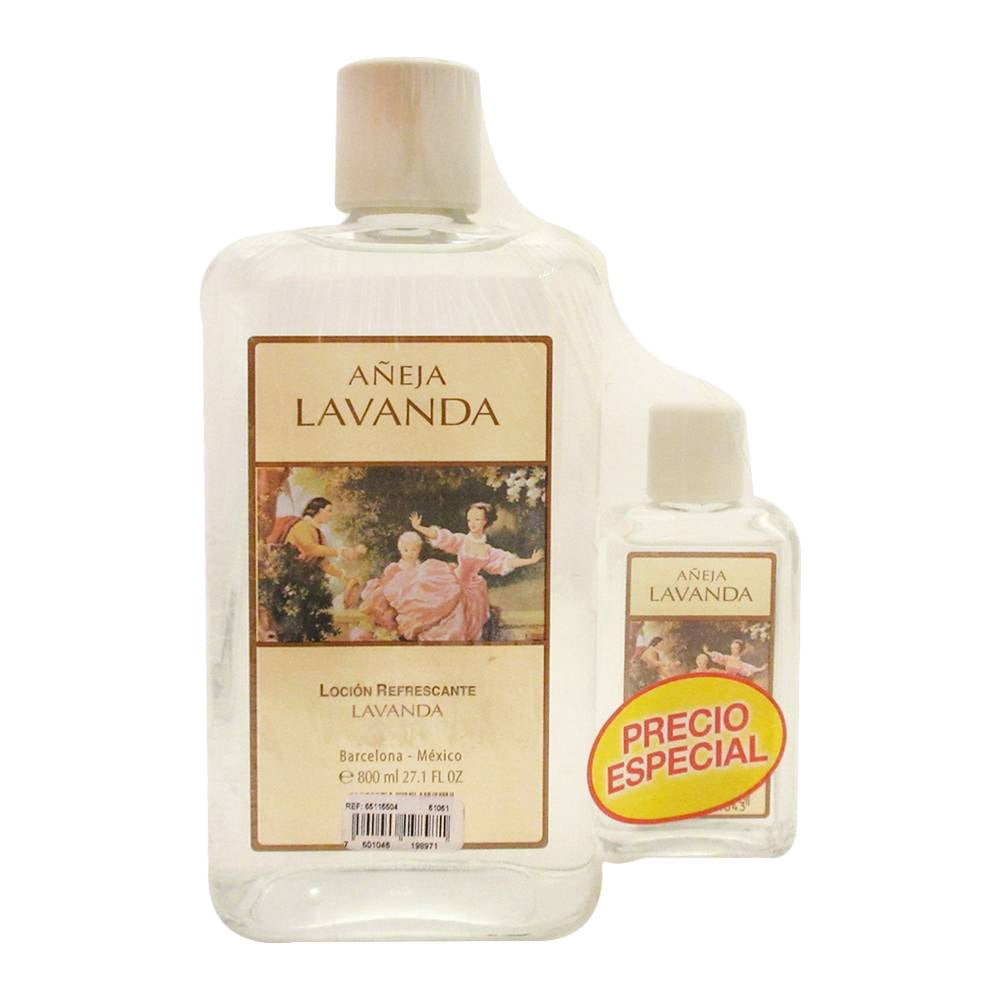 Loción refrescante Añeja Lavanda 800 ml más botella de 100 ml | Walmart ...