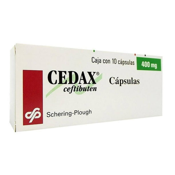 Cedax 400 mg cápsulas 10 pzas | Walmart en línea