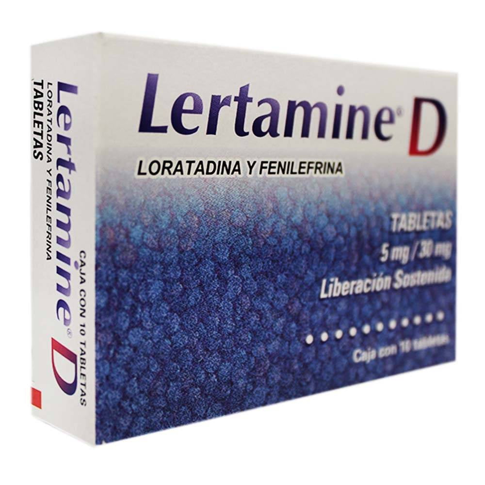 Lertamine D liberación sostenida 5 mg / 30 mg 10 tabletas | Walmart en ...