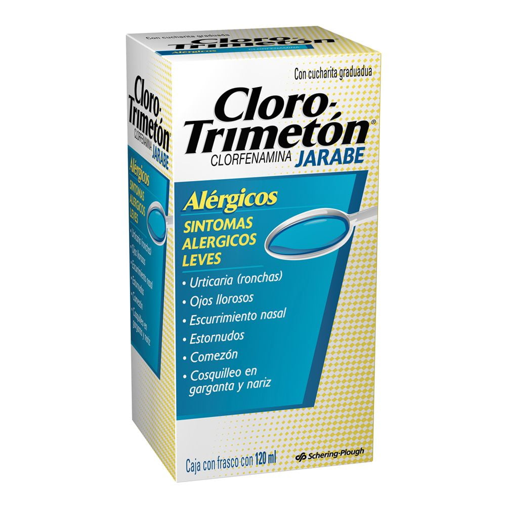Clorotrimeton Cloro Trimetón jarabe 120 ml | Walmart en línea