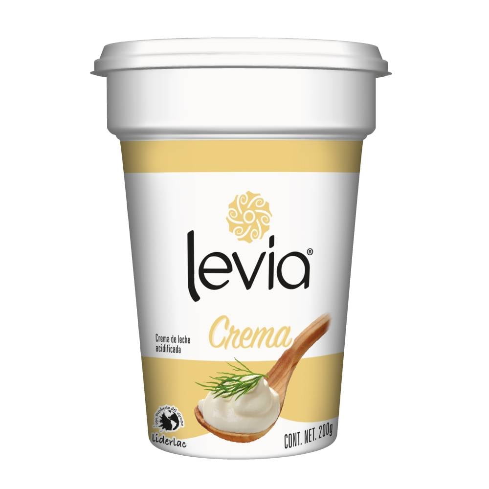 Crema ácida Levia de leche 200 g || Bodega Aurrera Despensa a tu Casa