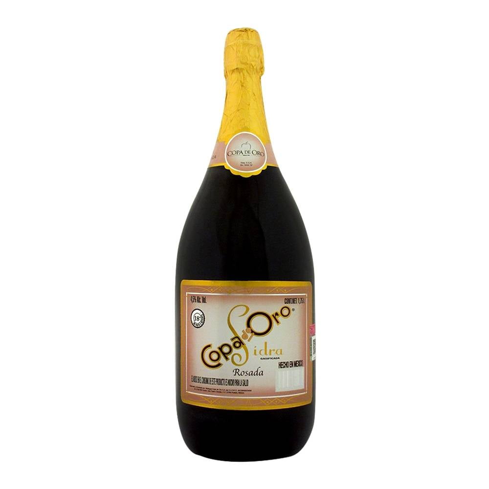 Sidra rosada Copa de Oro gasificada 1.75 l | Walmart en línea