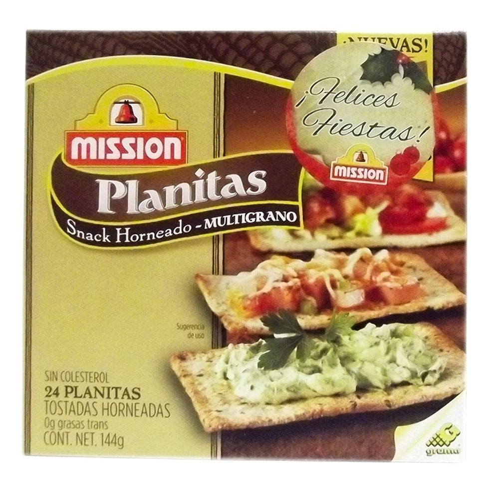Tostadas Mission Planitas horneadas multigrano 144 g | Walmart en línea