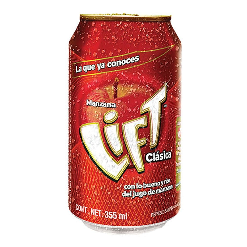 Refresco Manzana Lift clásica 355 ml | Walmart en línea