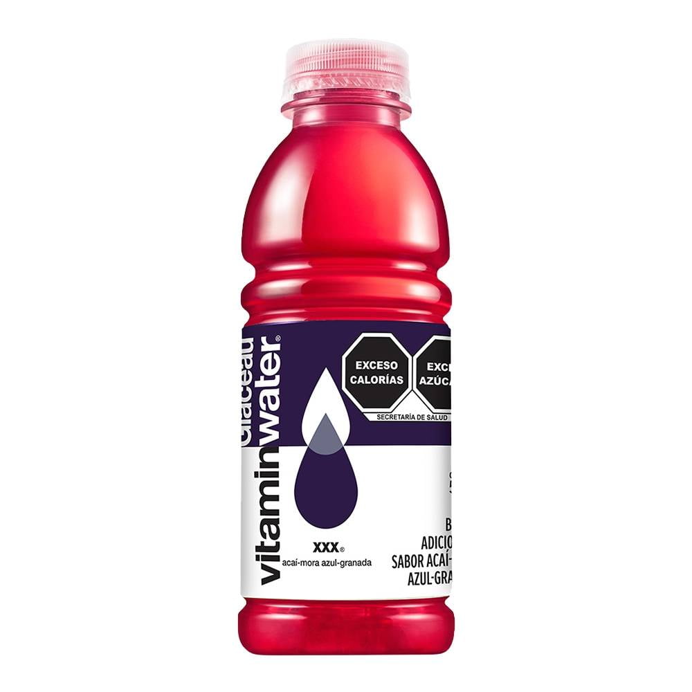 Bebida Glacéau Vitamin Water xxx acaí mora azul granada 500 ml ...