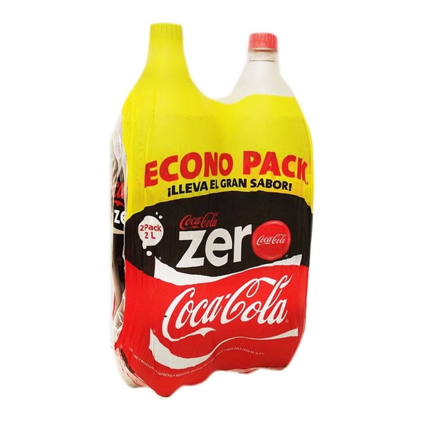 Refrescos Coca Cola Econo Pack Coca + Coca Zero 2 l c/u | Walmart en línea