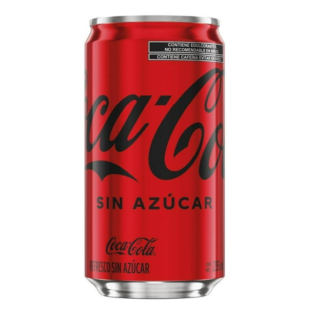 Refresco Coca Cola sin azúcar lata de 235 ml | Walmart en línea