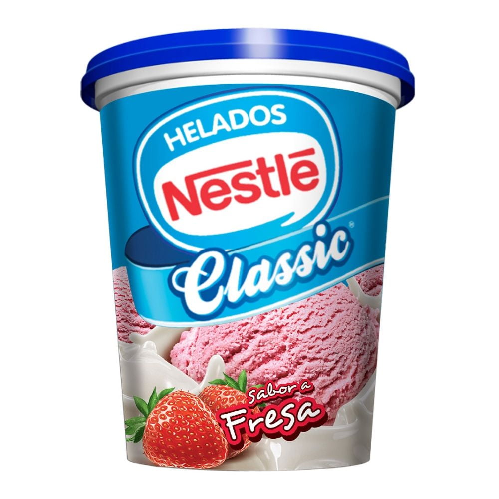 Helado Nestlé Classic sabor fresa 1 l | Walmart en línea