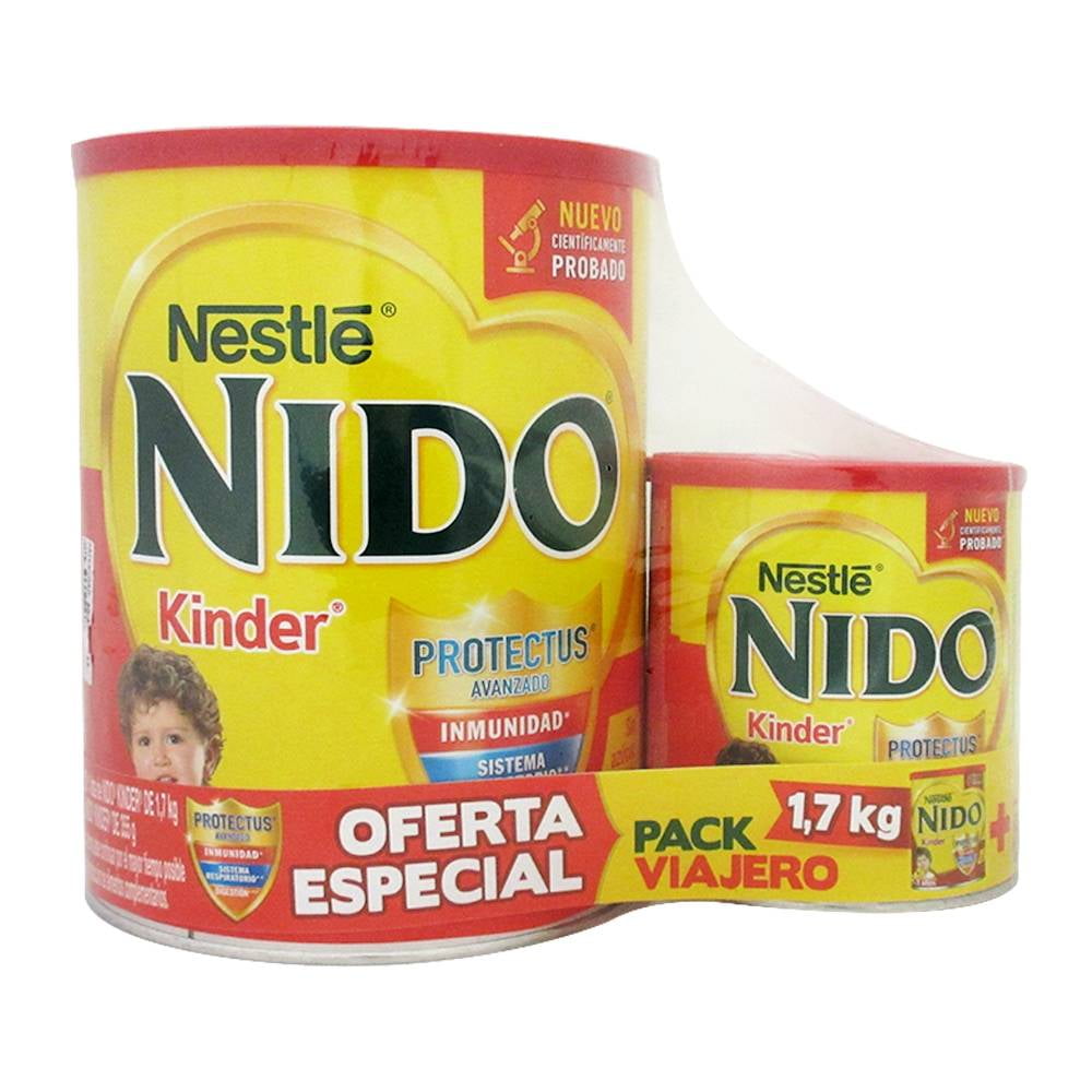 Leche en polvo Nido Kinder 1.7 kg más Nido Kinder 355 g | Walmart en línea