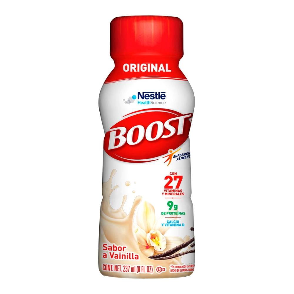 Suplemento alimenticio Nestlé Boost original sabor vainilla 237 ml ...