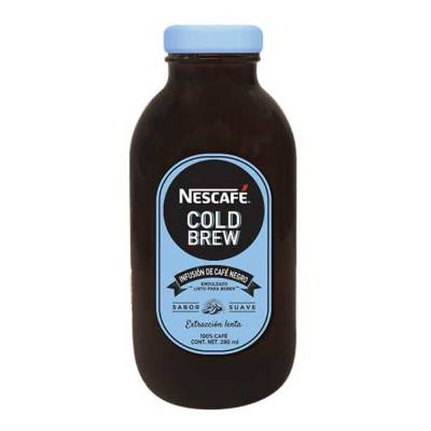 Infusión de café negro Nescafé cold brew sabor suave 280 ml | Walmart ...