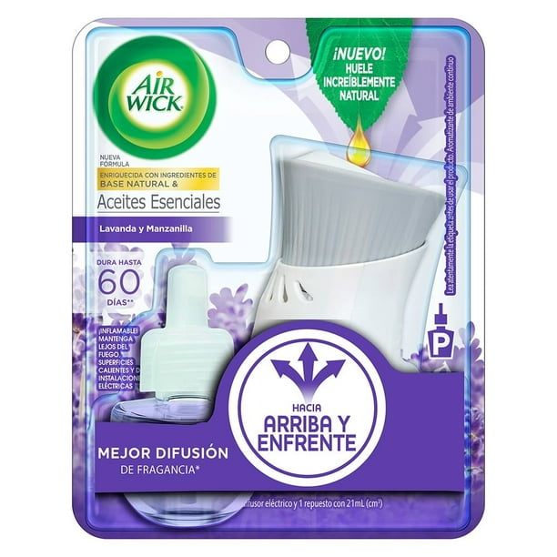 Aromatizante ambiental Air Wick lavanda y manzanilla difusor y repuesto ...