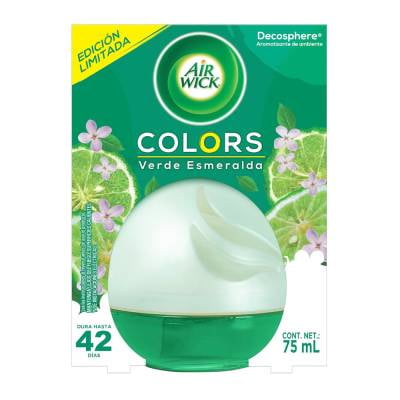 Aromatizante ambiental Air Wick Decosphere verde esmeralda 75 ml ...