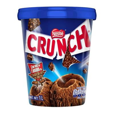 Helado Nestlé Crunch sabor chocolate 1 l | Walmart en línea
