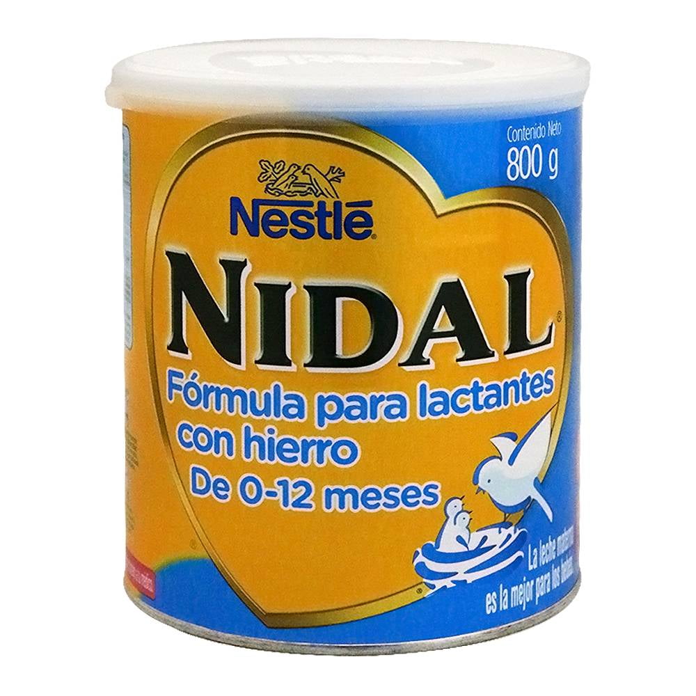 Fórmula para lactantes Nidal Nestlé de 0 a 12 meses con hierro 800 g ...