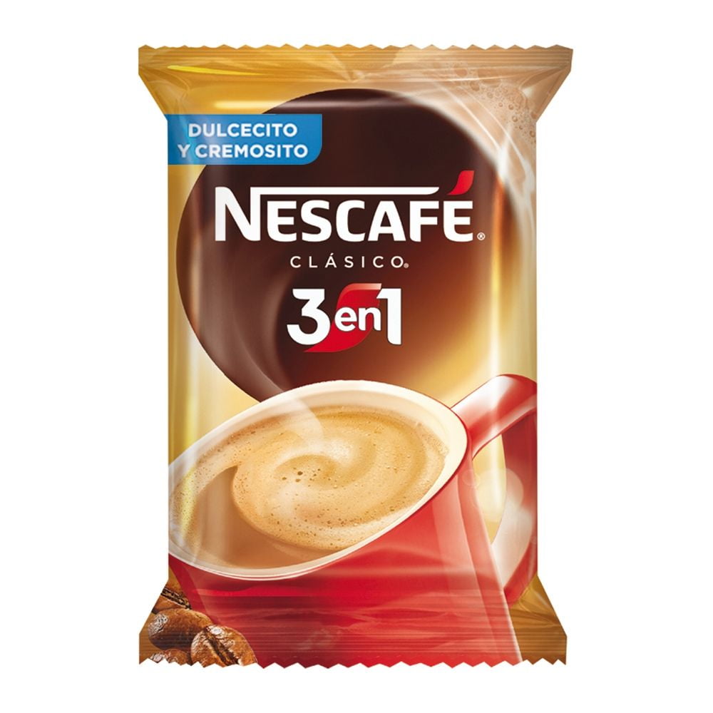 Café soluble Nescafé Clásico 3 en 1 sobre 70 g | Walmart en línea