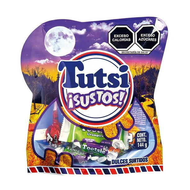 Dulces surtidos Tutsi Pop sustos 144 g | Walmart en línea