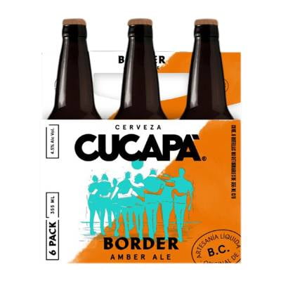 Cerveza artesanal Cucapá Border 1 paquete con 6 pzas de 355 ml | Bodega ...