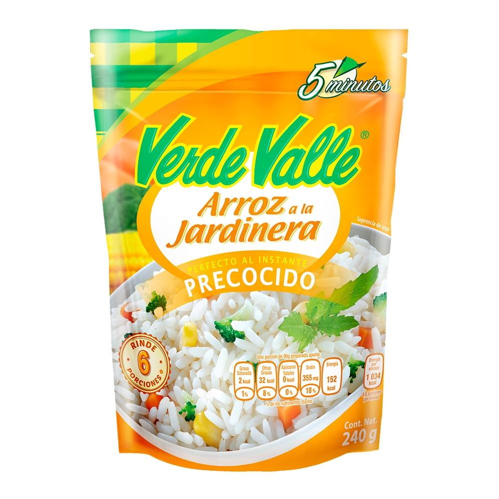 Arroz instantáneo Verde Valle precocido a la jardinera 240 g | Walmart ...