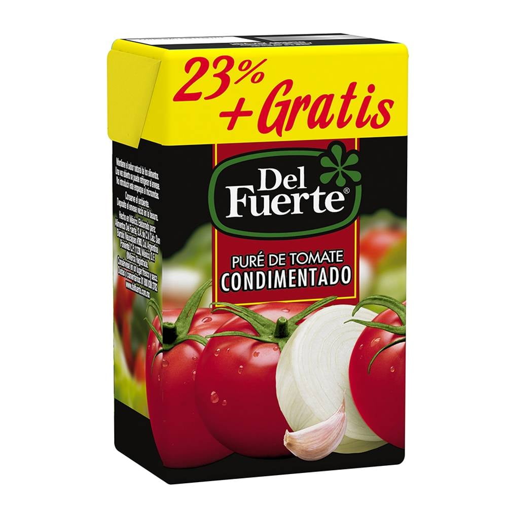 Puré de tomate Del Fuerte condimentado 259 g | Walmart en línea